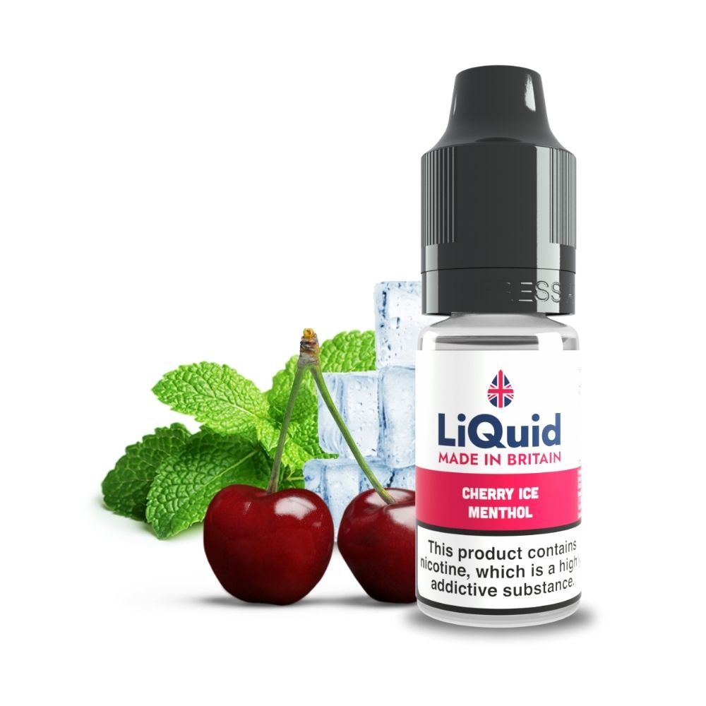 Only £1 - Cherry Ice Menthol Eliquid 10ml - UK Made & Free Shipping